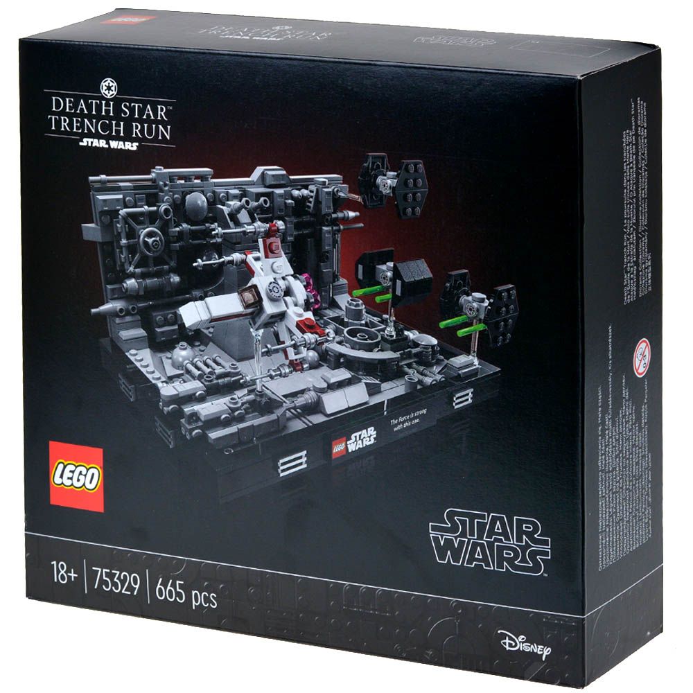 Конструктор LEGO Star Wars: Диорама "Пролет над Звездой Смерти" 75329 ...